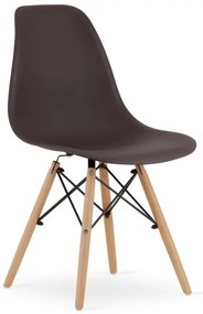 Jídelní židle OSAKA káva (hnědé nohy)