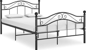 vidaXL Rám postele kov 120 x 200 cm [324994] Barva: Černá