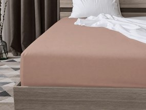 Jersey prostěradlo starorůžové 90 x 200 cm