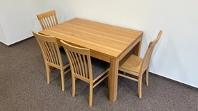 Drewmax ST170 140x90 cm dřevěný jídelní stůl masiv buk
