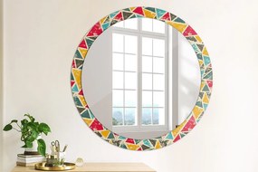 Kulaté dekorativní zrcadlo Retro složení fi 90 cm