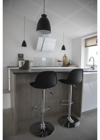 House Nordic Černá barová židle TRONDHEIM