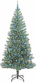 Umělý vánoční stromeček se sněhem a LED osvětlením 240 cm 3396840