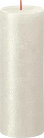 Bolsius Rustikální válcové svíčky Shimmer 4 ks 190 x 68 mm [440891] Barva: Slonovinová