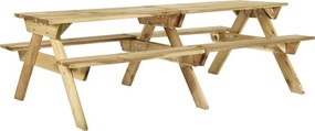 vidaXL Piknikový stůl a lavice 220x122x72 cm impregnované borové dřevo [318399]