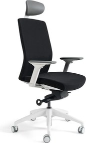 Office Pro Kancelářská ergonomická židle BESTUHL J2 WHITE SP — více barev, s podhlavníkem Černá 201