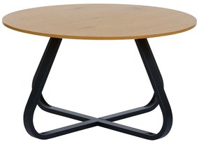 Designový konferenční stolek Valenzuela 80 cm vzor dub