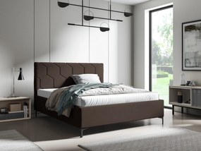 Eka Čalouněná postel MEDOX+ 180x200 cm Barva látky Trinity: (2315) Tmavá šedá, Úložný prostor: S dřevěným rámem úložného prostoru