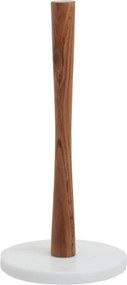 Hnědý dřevěný držák na kuchyňské utěrky ø 14 cm – Premier Housewares