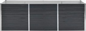vidaXL Vyvýšený záhon 240 x 80 x 77 cm pozinkovaná ocel [45726] Barva: antracitová