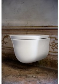 Laufen The New Classic WC Sedátko s poklopem SoftClose, odnímatelné, bílé matné H8918517570001