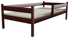 Dětská postel masiv 027 borovice masiv 90 x 190 cm ořech