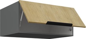 CREMONA ac | horní skříňka 80 NAGU-36 1F výklopná | 80 cm | HLUBOKÁ | antracit/cremona