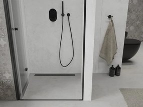 Mexen Lima skládací sprchové dveře 100 cm, transparentní, černé - 856-100-000-70-00