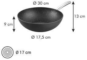 Wok PRESIDENT ø 30 cm