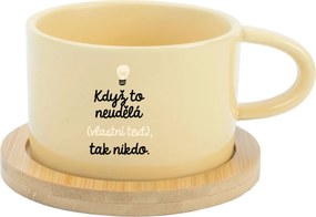 Personalizovaný keramický hrníček "MAKRONKA" - když to nezvládne … tak nikdo