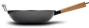 Wok uhlíková ocel Cantonese 35cm