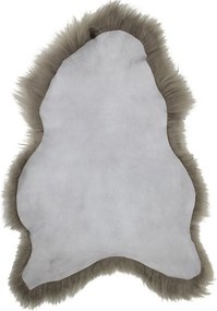 Tmavě šedá blond kůže z Islandské ovce Iceland blond - 100*70*5cm