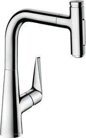 Hansgrohe Talis Select M51, dřezová baterie s výsuvnou sprškou, chromová, 72824000