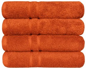 SCANquilt bavlněný ručník COTTONA cihlová ručník 50 x 100 cm