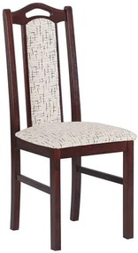 Jídelní židle Boro 9 Zvolte dřevo: Bílá, Zvolte látku: látka 10b