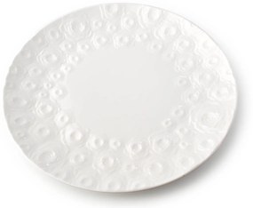 Sada talířů ROSE 27 cm bílá