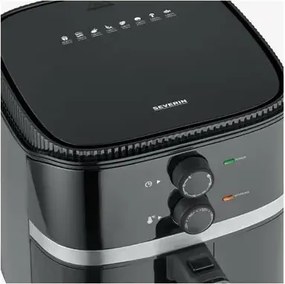 Severin FR 2452 černá / Horkovzdušná fritéza / 1500W / 5l / 80°C - 200