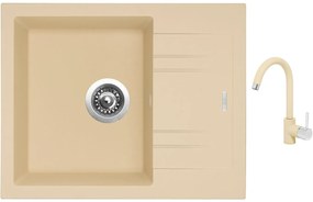 Set Sinks LINEA 600 N Sahara + baterie Sinks MIX 35 Sahara