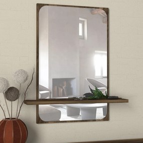 Casarredo - Komfort nábytek Zrcadlo s policí JONAS ořech