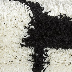 Ayyildiz Dětský Dětský kusový koberec FUN 6001, kulatý, Černá Rozměr koberce: 120 cm KRUH