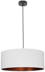 Závěsné svítidlo SHADE, 1x textilní stínítko (výběr ze 2 barev), (výběr ze 2 barev konstrukce), (fi 50cm), C