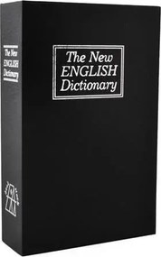 Bezpečný trezor ve tvaru knihy – schránka ukrytá v knize