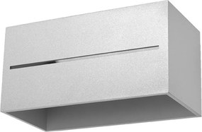 Sollux Lighting Nástěnné svítidlo LOBO MAXI šedé