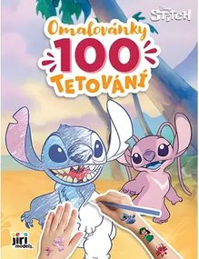 JIRI MODELS Omalovánky s tetováním Lilo  Stitch / 24 stran / 100 tetov