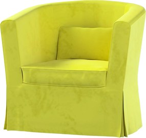 Potah na křeslo IKEA Ektorp Tullsta barva zelená látka lesklé, sametová