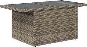 Set pohovek 5 ks Šedá polyratan 3349085