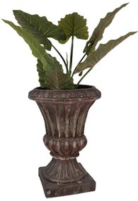 Hnědý antik květináč v barokním stylu Baroque - 40*40*52 cm
