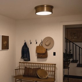 Elstead SERCA L stropní světlo 46 cm mosazná barva 3xE27