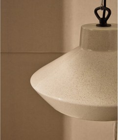 Béžové závěsné svítidlo s keramickým stínidlem ø 31 cm Portol – Kave Home
