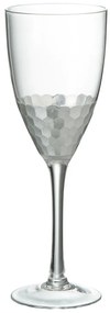 Sklenička na červené víno Silver - Ø 8*23,5 cm
