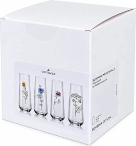 Crystalex Sklenice Louka 250 ml 4 ks