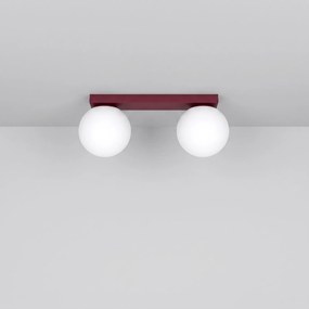 Sollux Lighting Stropní svítidlo YOLI 2 bordó
