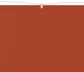Vertikální markýza terakotová 100 x 1 200 cm oxfordská látka
