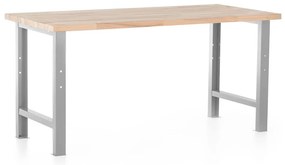 Dílenský stůl Basic, 170 x 80 cm, šedá - ral 7038