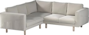 Potah na pohovku IKEA Norsborg rohová 4-místná barva šedá látka sametová
