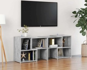 vidaXL TV skříňka 104 x 30 x 52 cm dřevotříska [808357] Barva: bílá s vysokým leskem