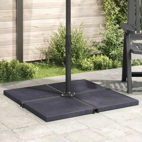 vidaXL Závaží pro slunečník žulové čtvercové 25 kg [45070] Barva: Šedá