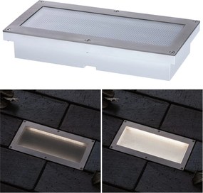 P 94337 Venkovní zemní svítidlo Brick 100 x 200 x 38 mm IP67 1,6W kov/ocel pohybové čidlo - PAULMANN