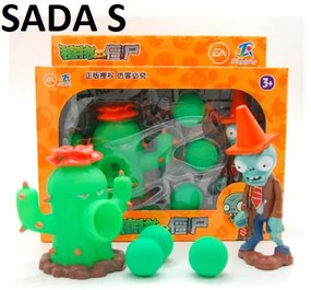 Silikonové figurky ze hry Plants vs Zombies 2 Set: sada S