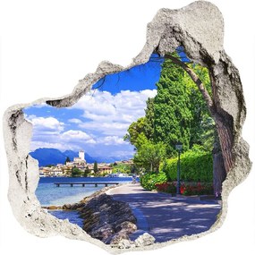 Wallmuralia Nálepka fototapeta 3D výhled Severní Itálie 75x75 cm